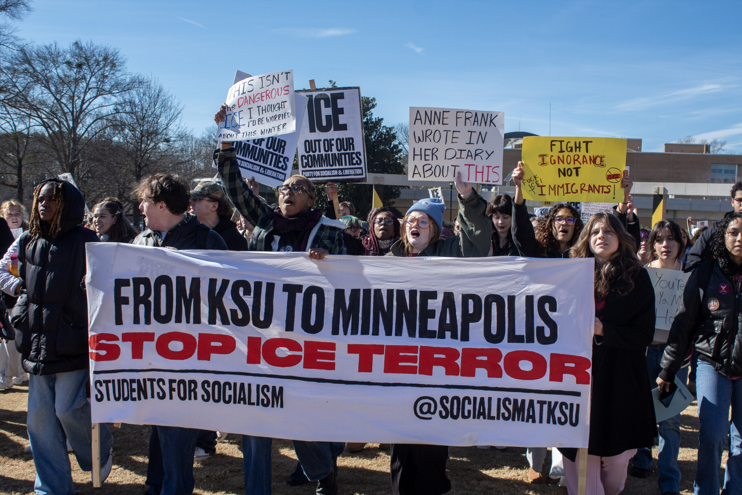KSU Students Rally to Stop ICE - VOX ATL