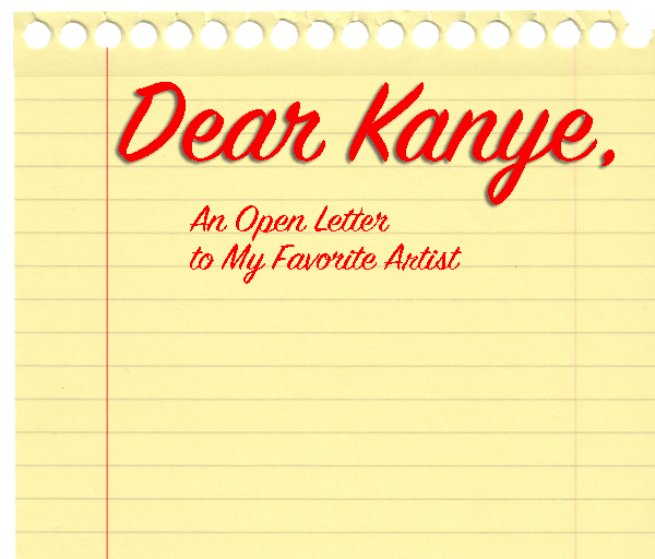 Kanye West Pic With Notepad